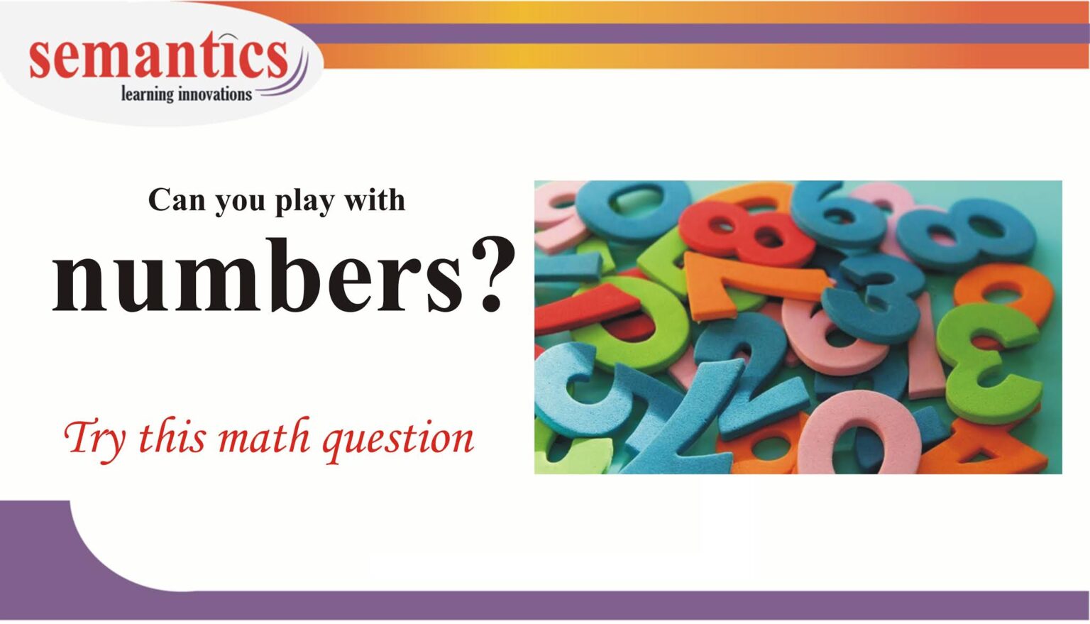 Math reasoning skills - exercise 1