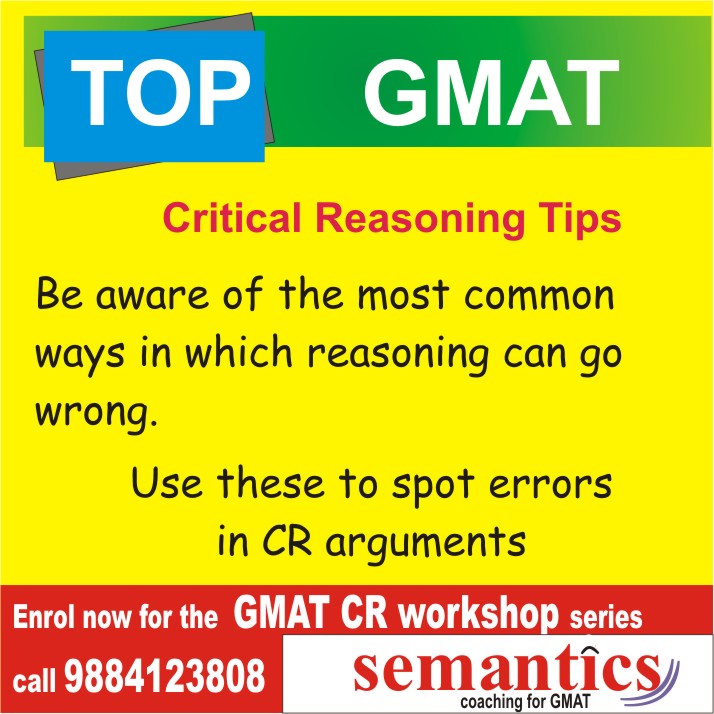 GMAT critical reasoning tips
